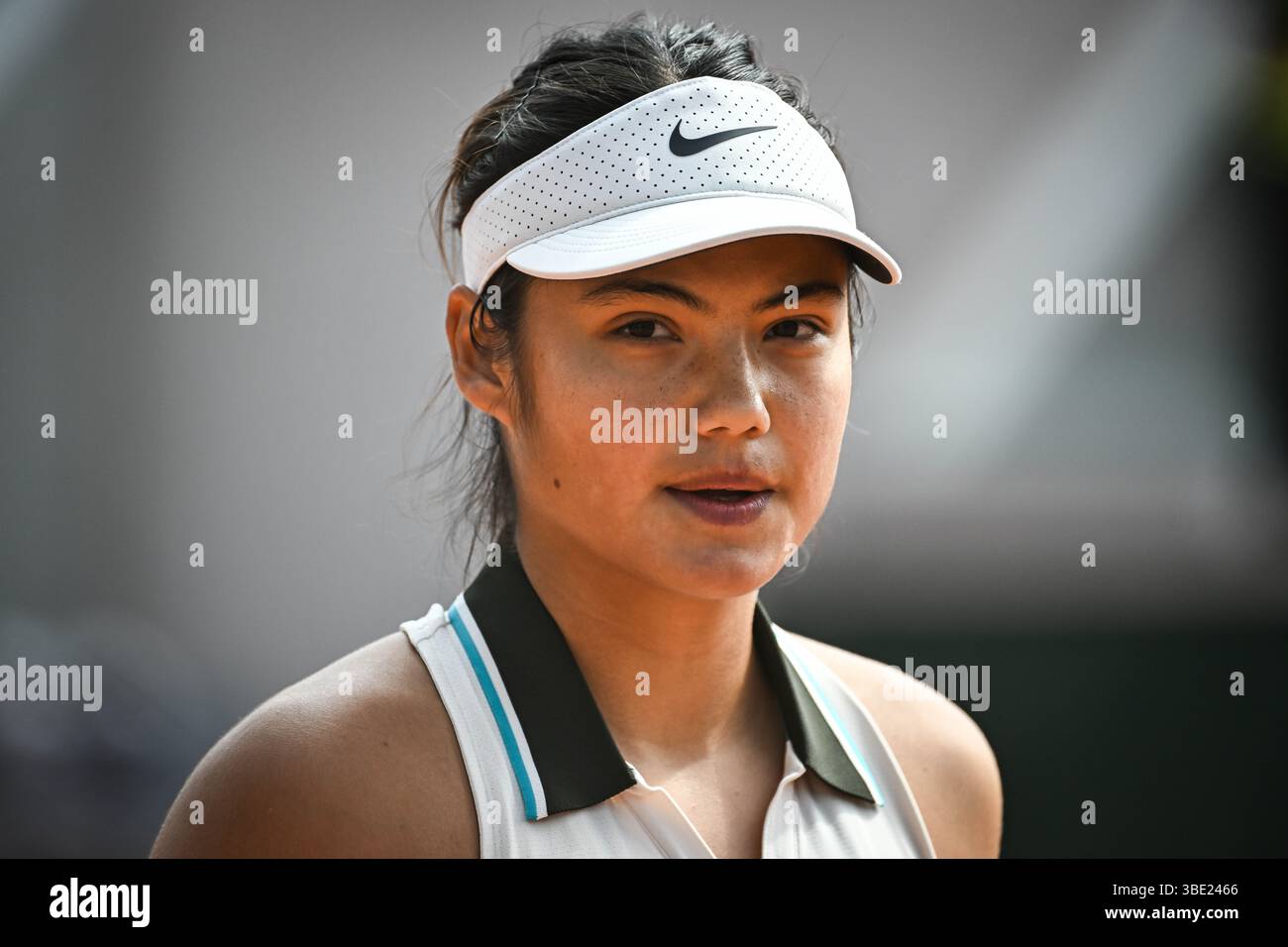 Emma RADUCANU of Great Britain during the second day of the Roland ...
