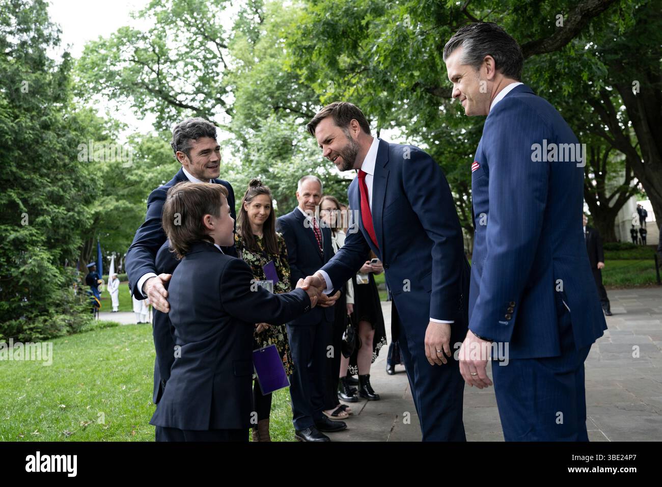 U.S. Vice President JD Vance and Secretary of Defense Pete Hegseth meet ...