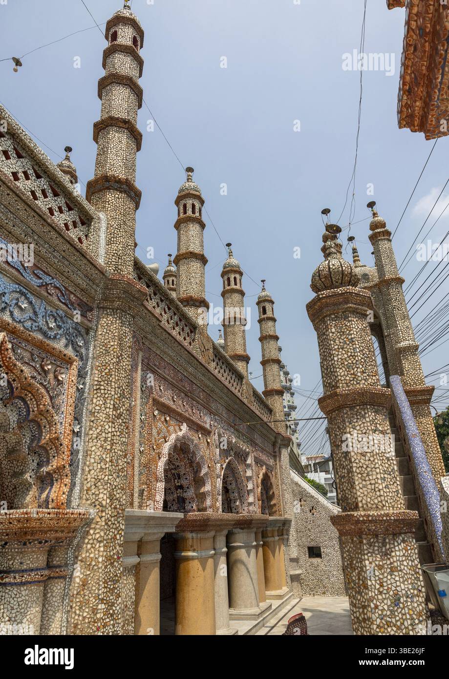 Chini Mosque also known as the Glass Mosque, Rangpur Division, Saidpur, Bangladesh Stock Photo ...
