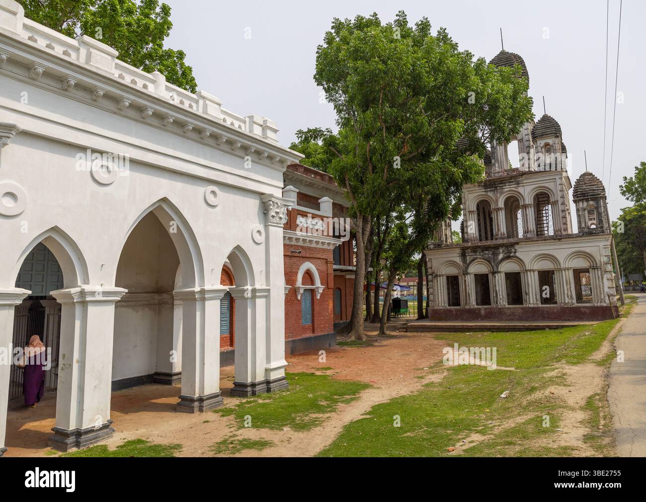Navaratna Temple near Teota Zamindar Bari, Dhaka Division, Shivalaya, Bangladesh Stock Photo - Alamy
