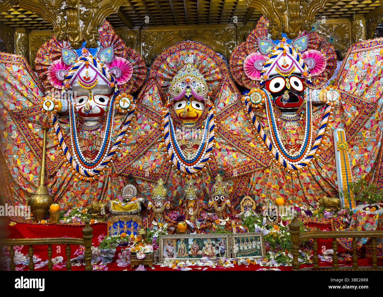 Sri Jagannatha Temple deities statues, Chittagong Division, Comilla ...