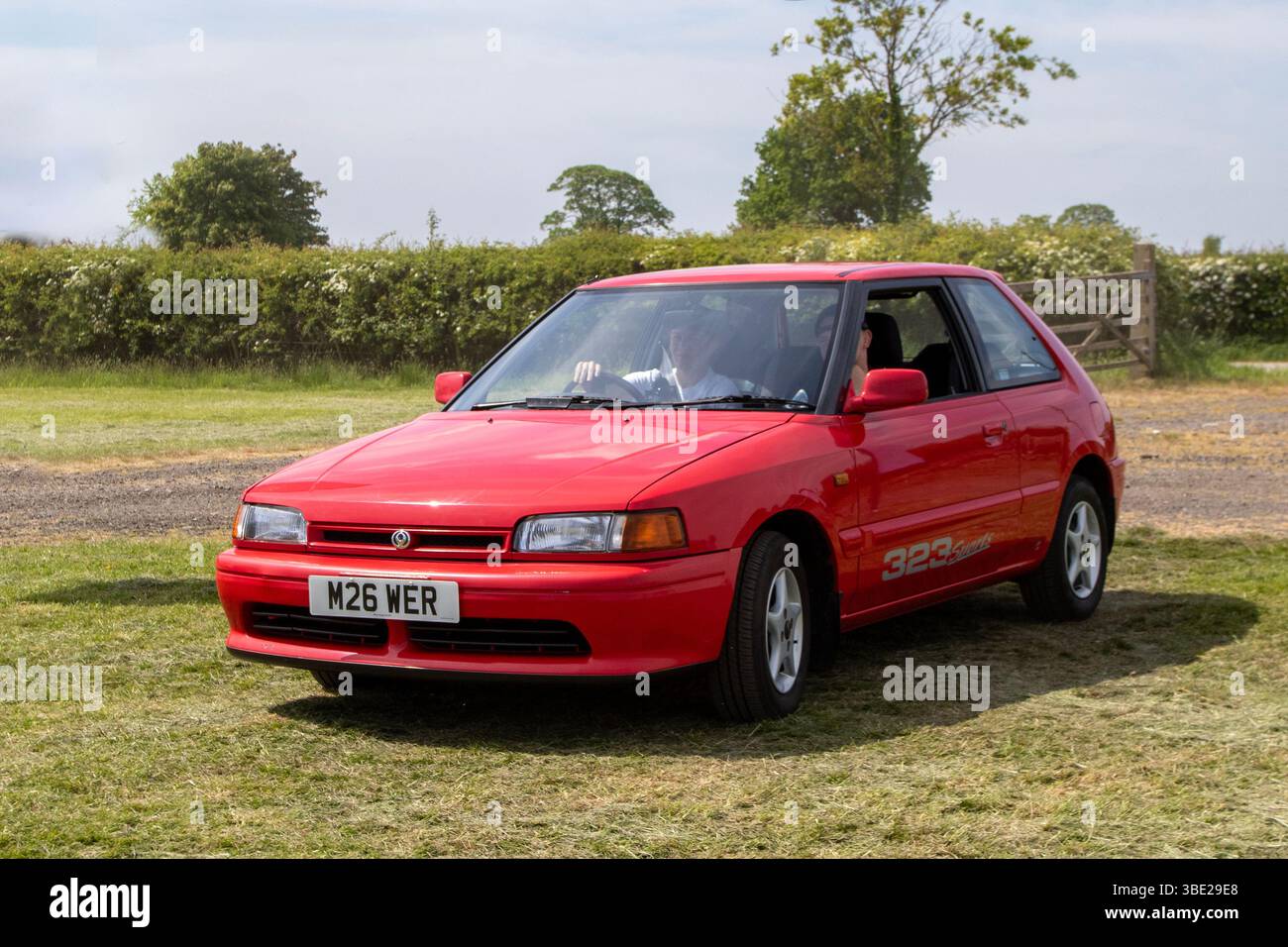 1995 90s nineties Red Mazda 323 Sports Hatchback Petrol 1324 cc; 2025 ...