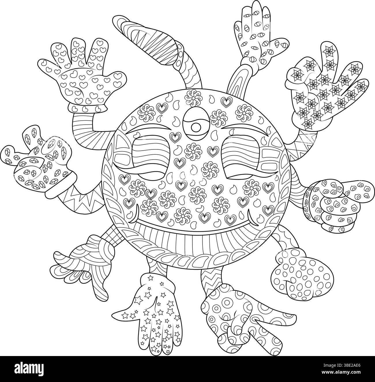 Multiple limbs Stock Vector Images - Alamy