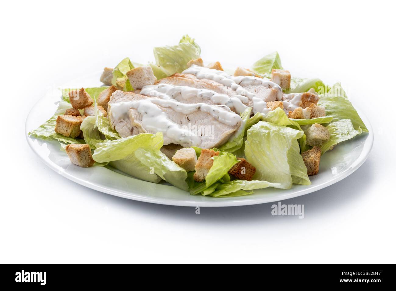 A fresh and crunchy Caesar salad made with crisp romaine lettuce ...