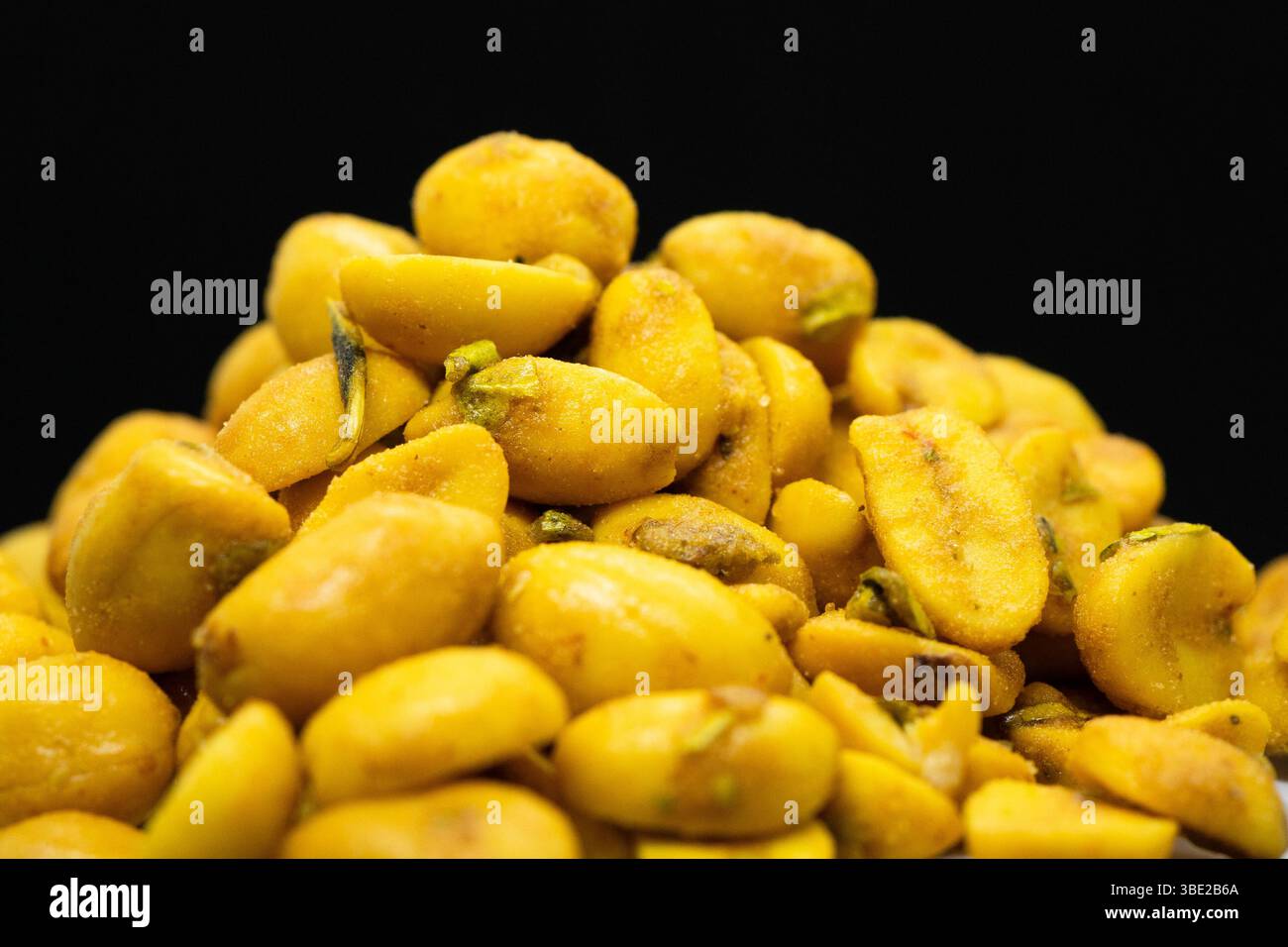 Delicious Indian snack- Masala coated peanuts Sun Roasted Stock Photo ...