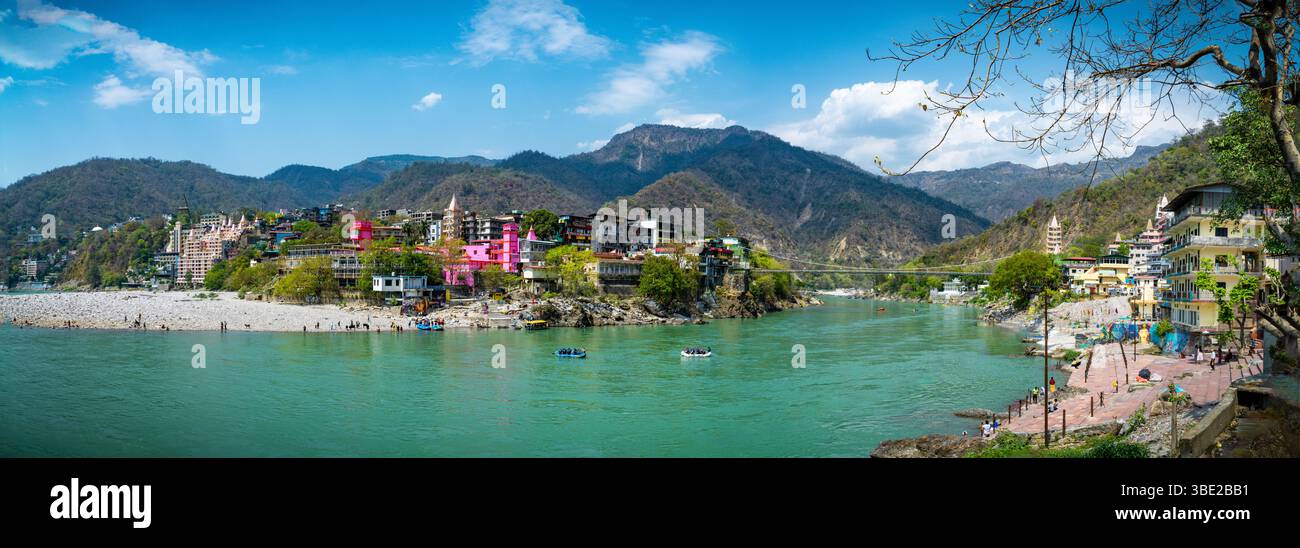 Rishikesh village view hi-res stock photography and images - Alamy