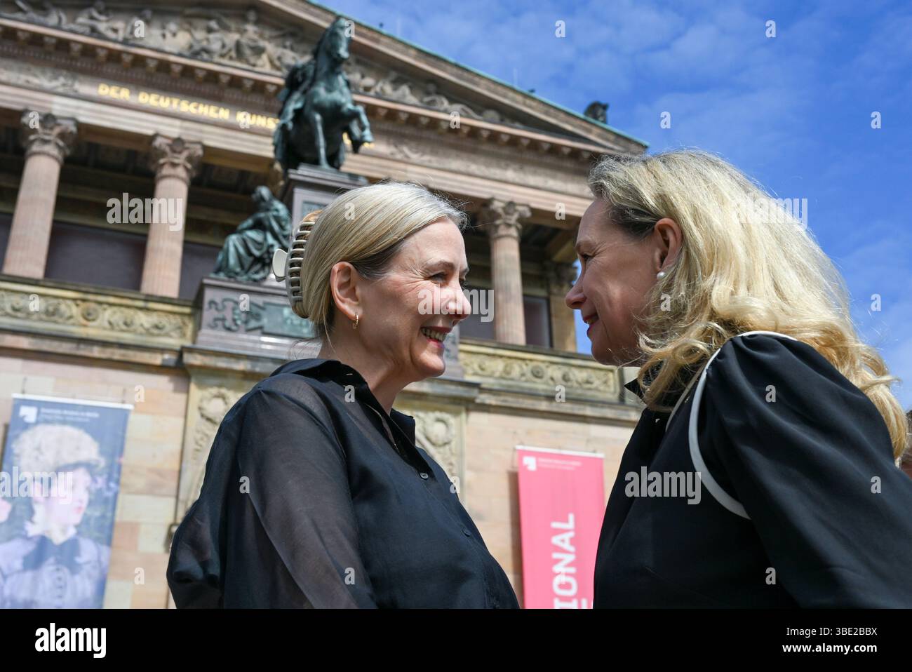 Berlin, Germany. 27th May, 2025. Marion Ackermann (l) and Sarah Wedl ...