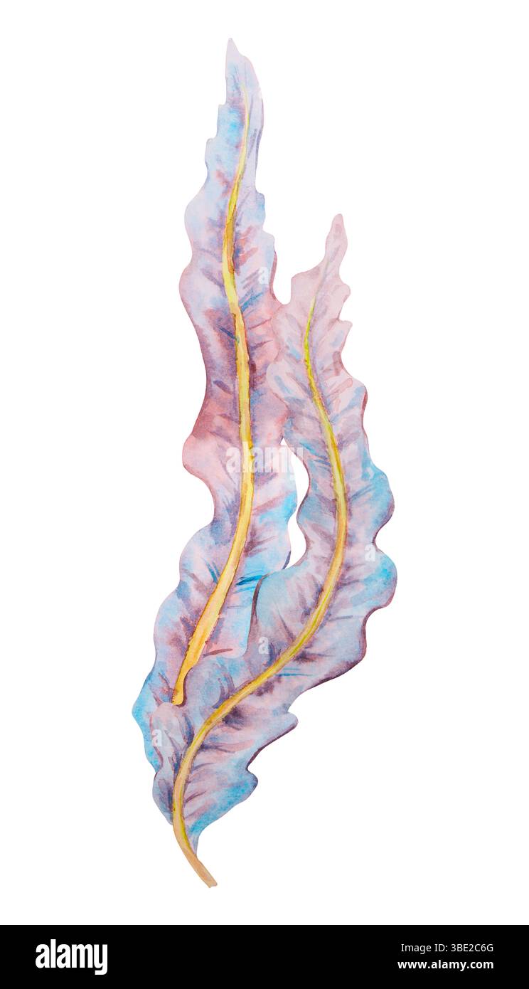 Leaf designs in blue Cut Out Stock Images & Pictures - Alamy