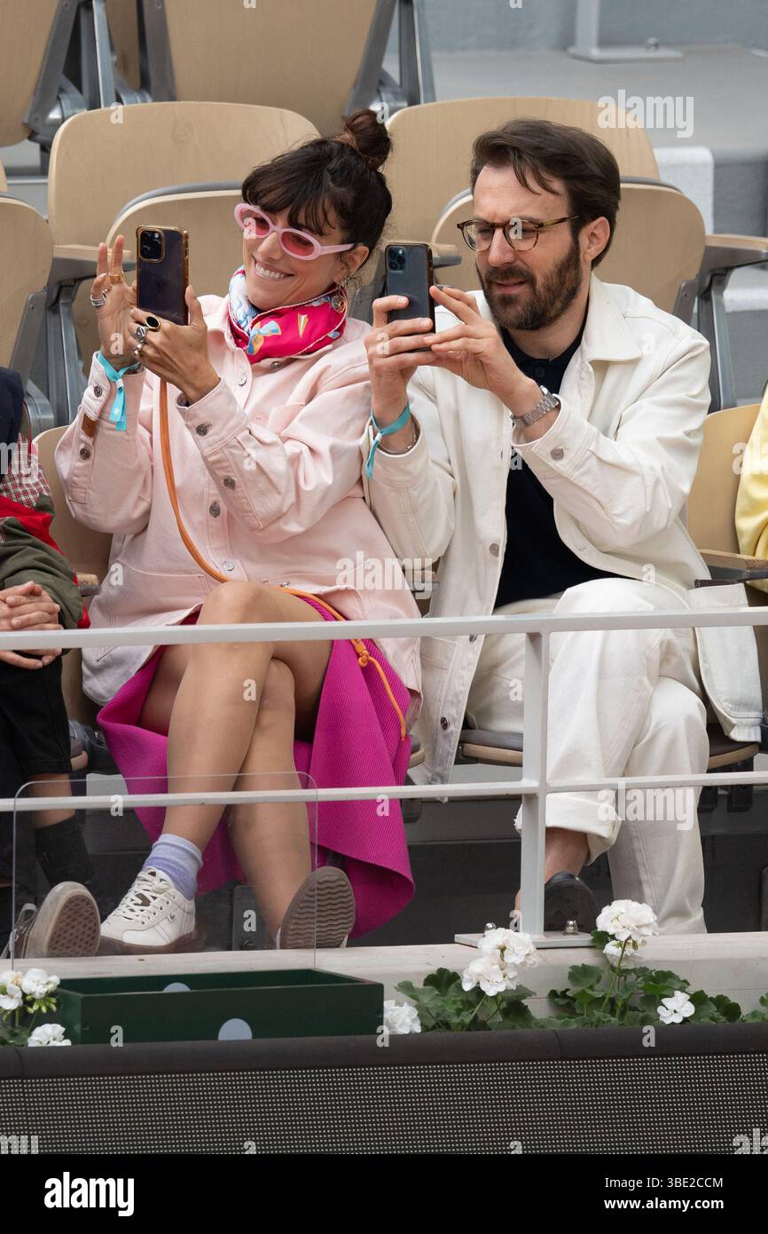 Paris, France. 26th May, 2025. Vanessa Guide and Antoine Gouy attend ...