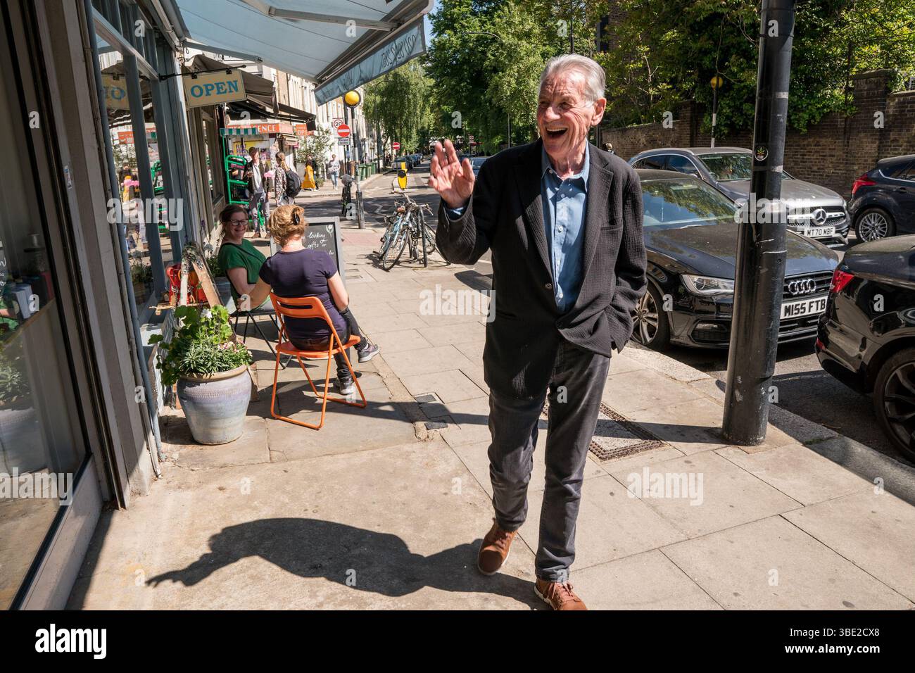 Michael Palin and Terry Gilliam unveiling a World Origin Site plaque to mark the spot where ...