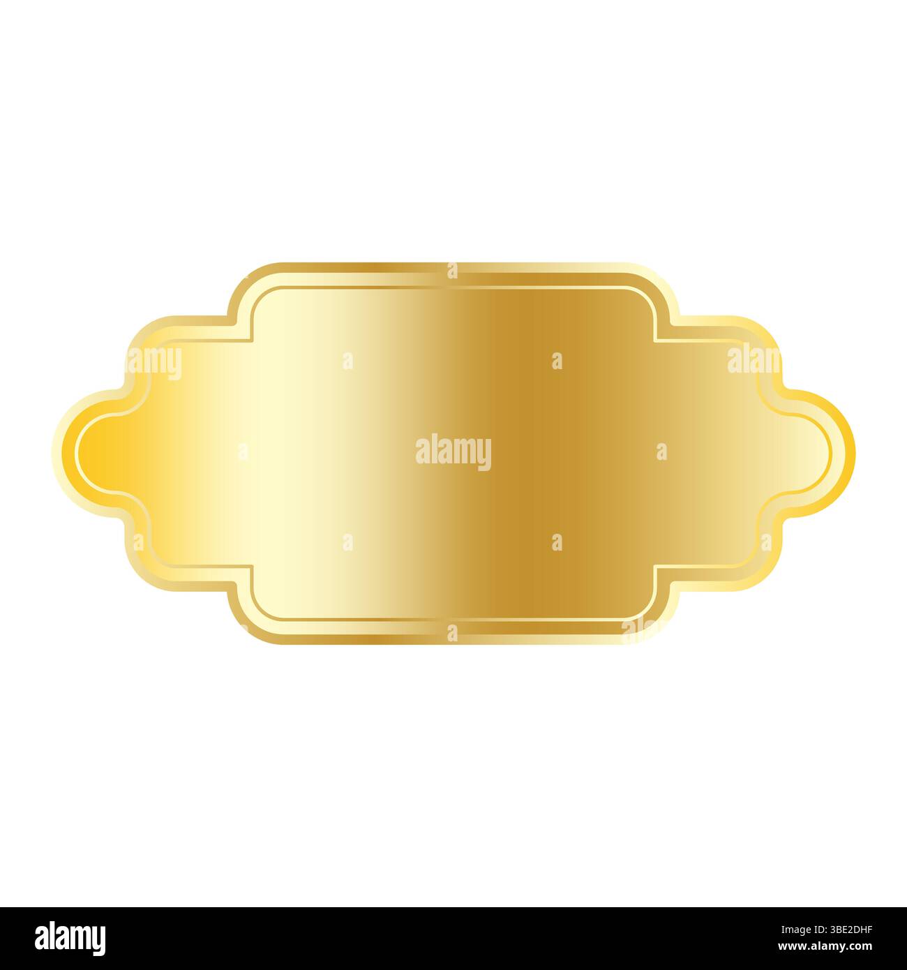 Name icon gold glossy hi-res stock photography and images - Alamy