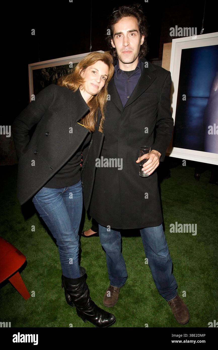 Jemima Khan and guest at a private view of 'Unseen Guy Bourdin' held at ...