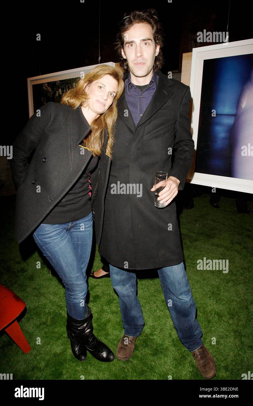 Jemima Khan and guest at a private view of 'Unseen Guy Bourdin' held at ...