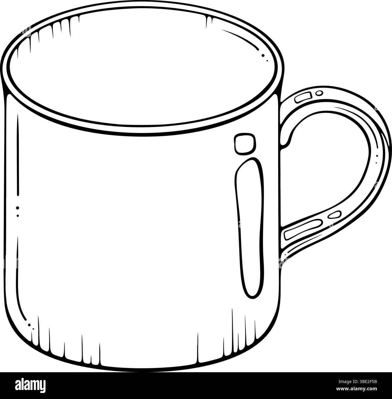 Empty mug hand Stock Vector Images - Alamy