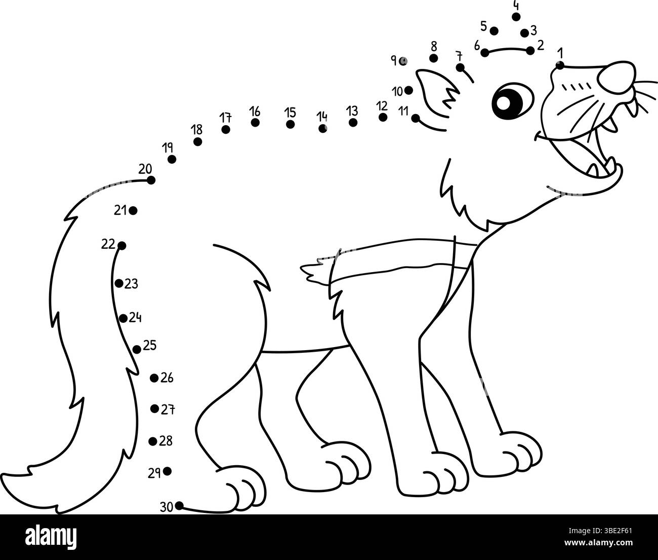 Zoo tasmanian devil Stock Vector Images - Alamy