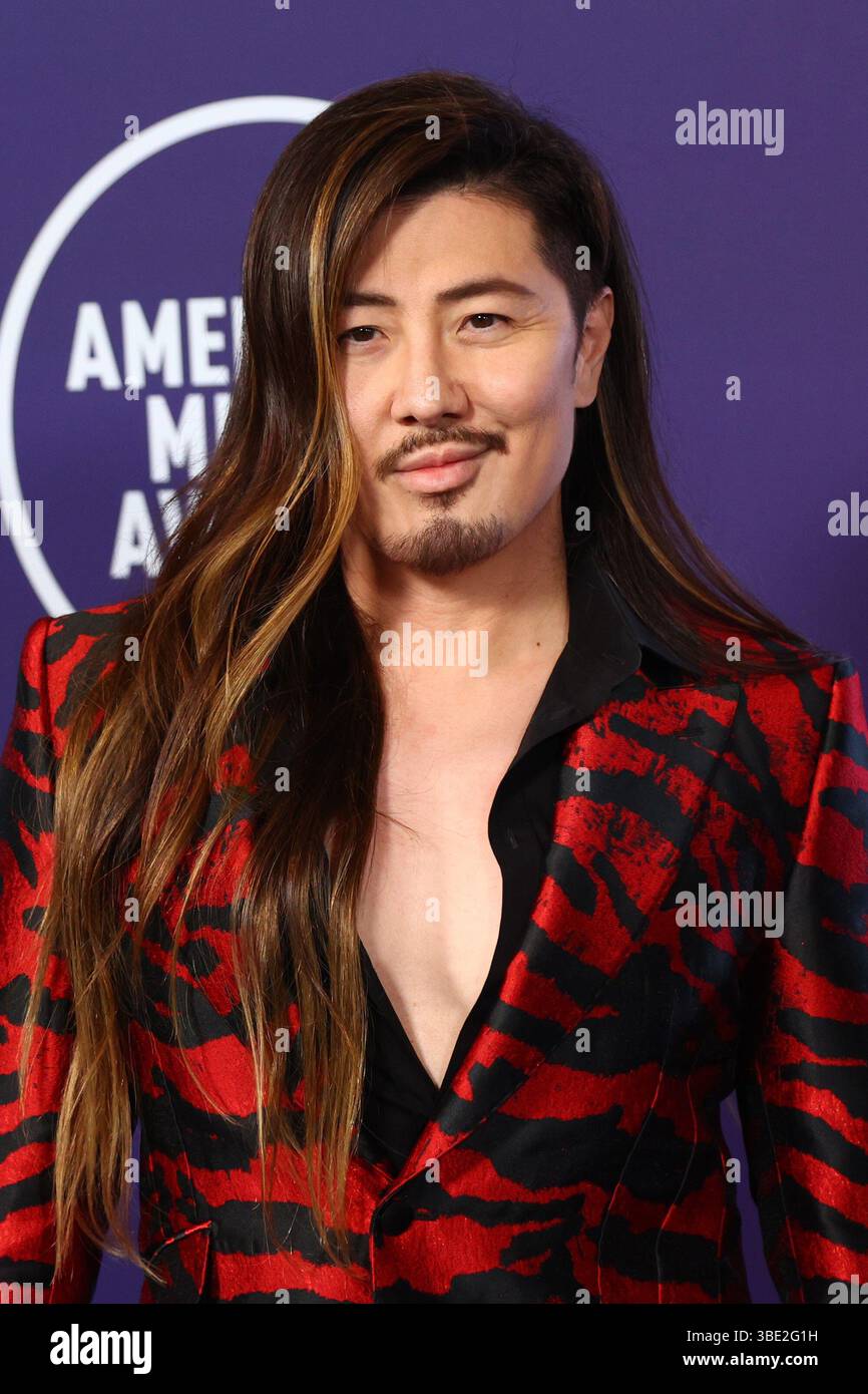 Guy Tang at arrivals for 2025 American Music Awards, Fontainebleau Las ...
