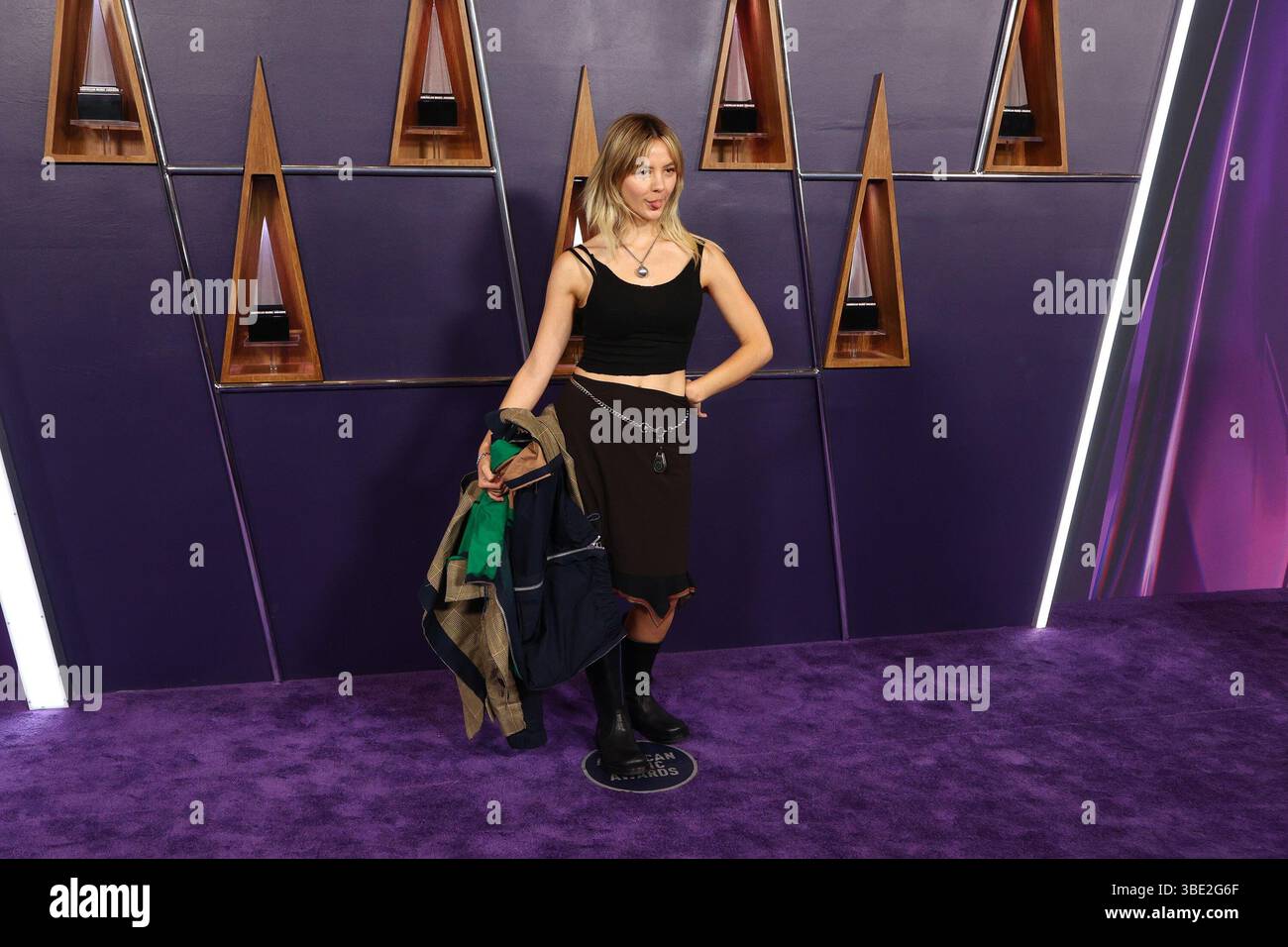 Dora Jar at arrivals for 2025 American Music Awards, Fontainebleau Las ...