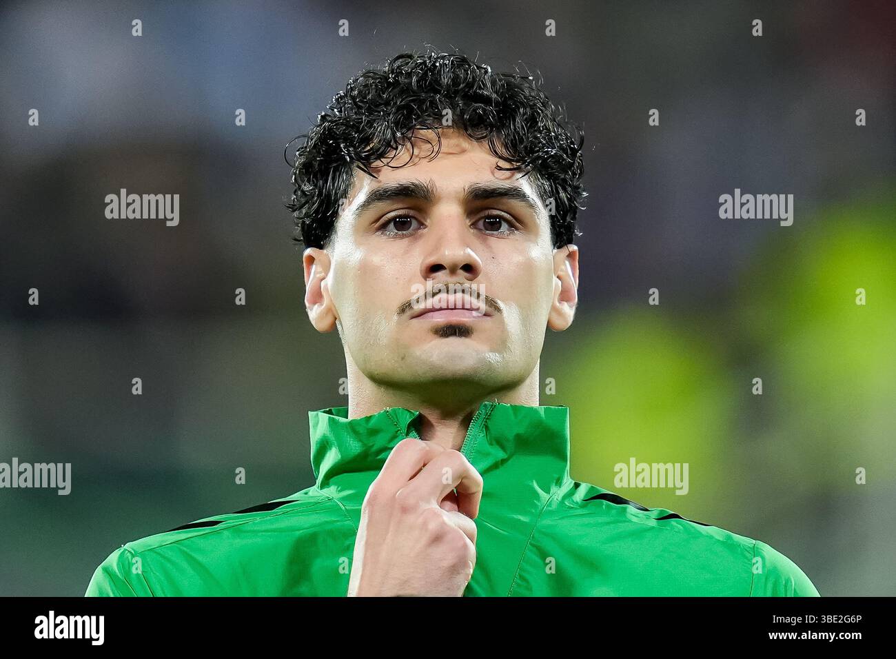 Johnny Cardoso of Real Betis Balompie looks on during the UEFA ...