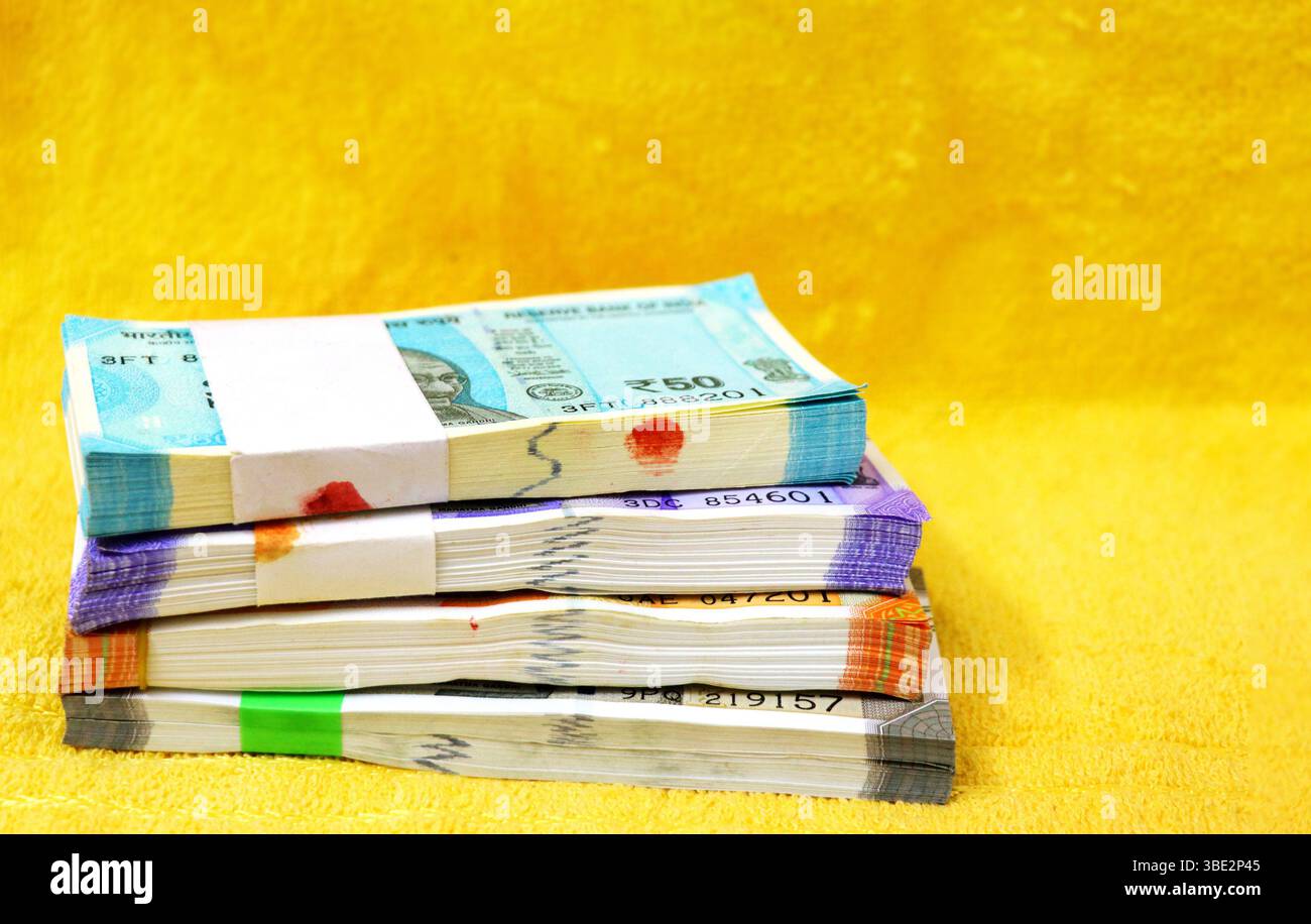 50 rupee note hi-res stock photography and images - Alamy