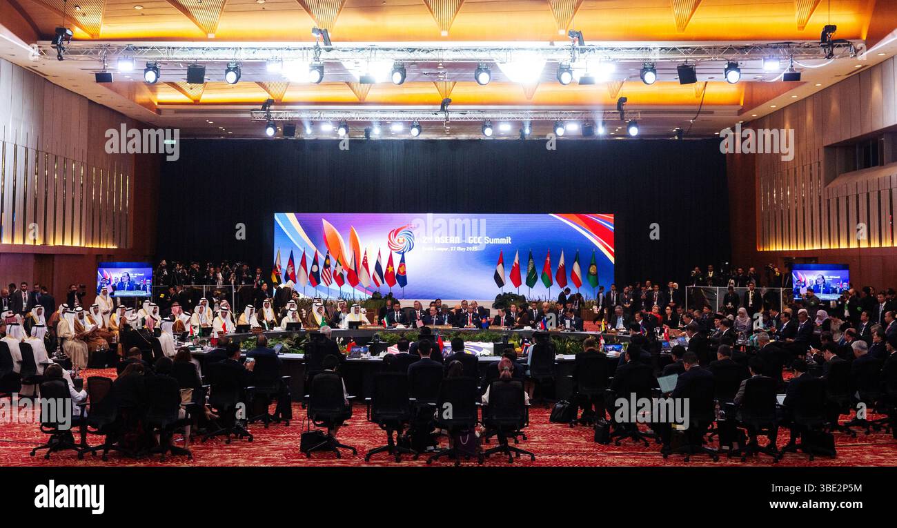 Kuala Lumpur, Malaysia. 27th May, 2025. The 2nd ASEAN-GCC Summit is ...