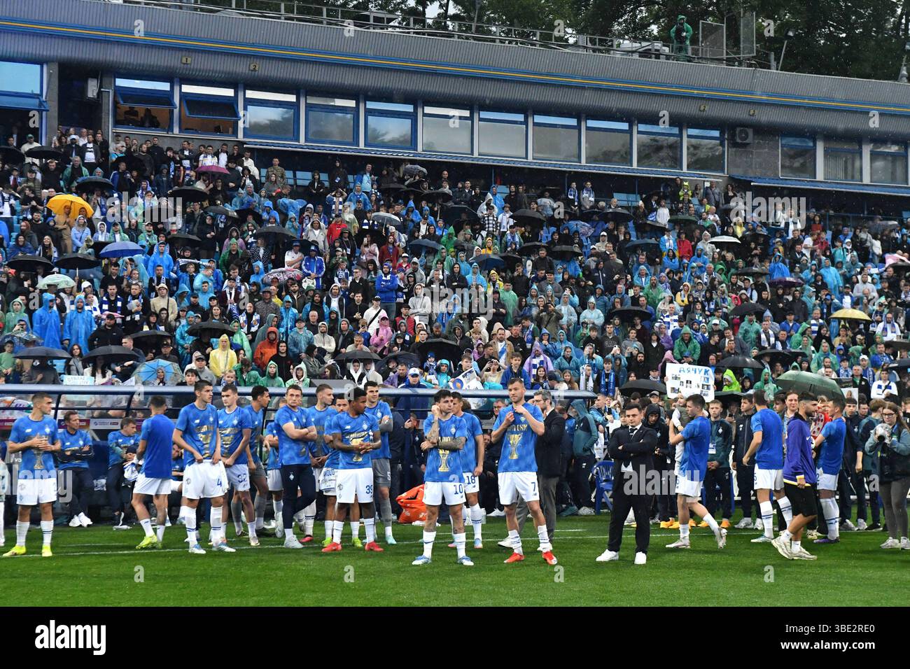 Kyiv,Ukraine May 24, 2025 Team Dynamo Kyiv celebrate after winning ...