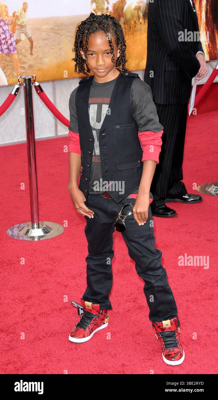 Trey Smith at the World Premiere of "Hannah Montana: The Movie" held at ...