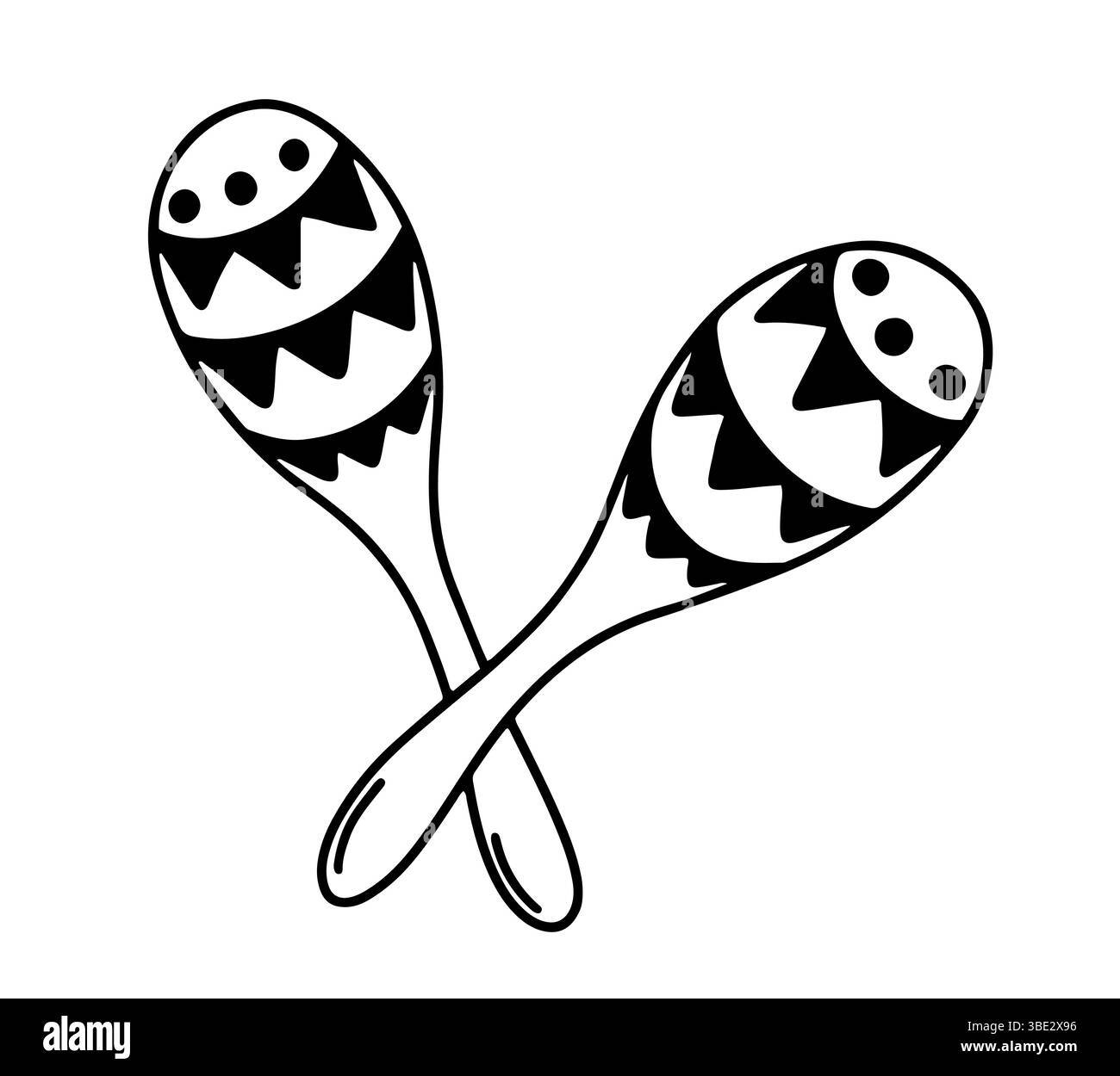Maracas hand drawn vector sketch Stock Vector Image & Art - Alamy