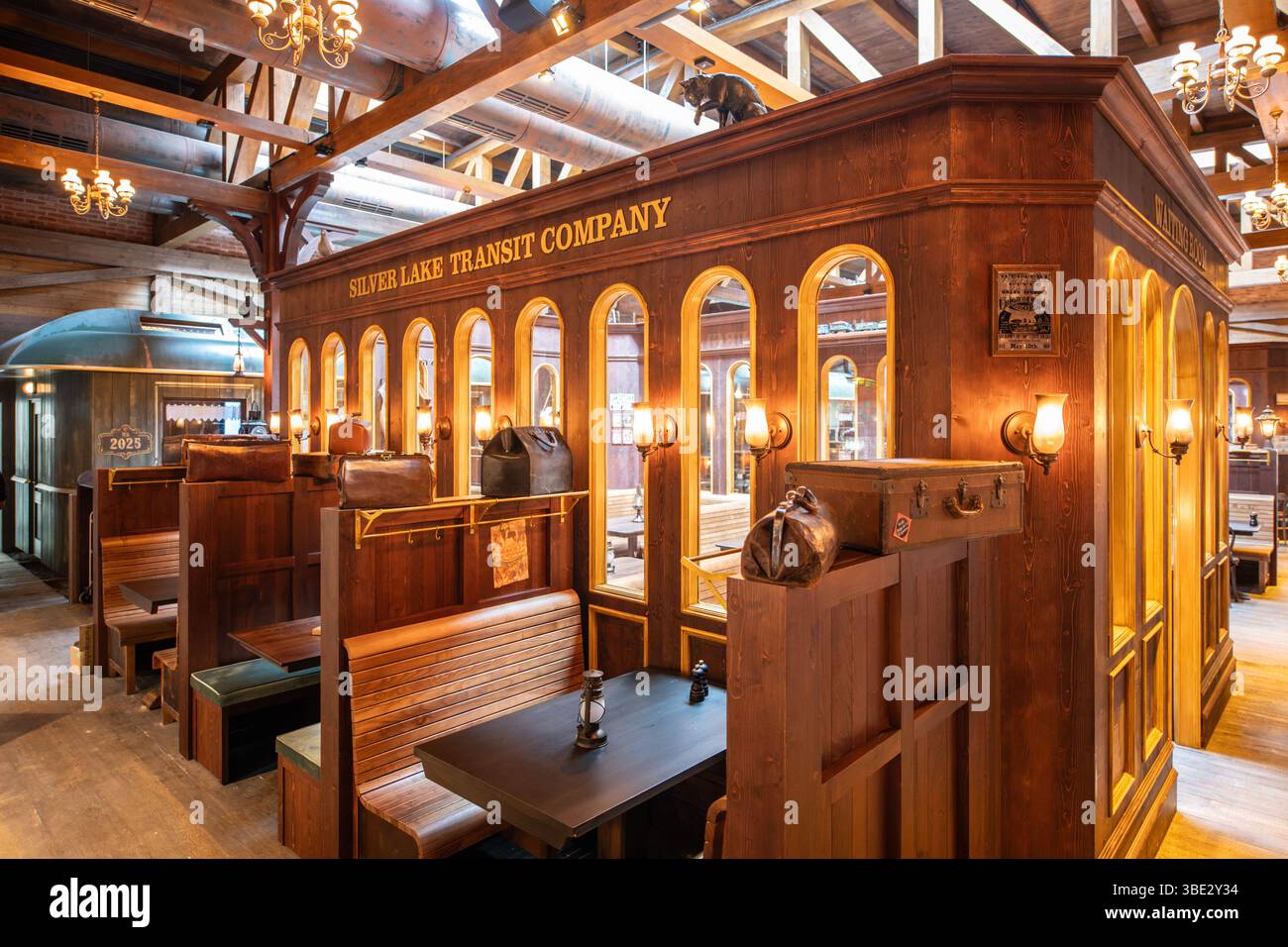 Rust, Germany. 27th May, 2025. Interior view of the restaurant area on ...