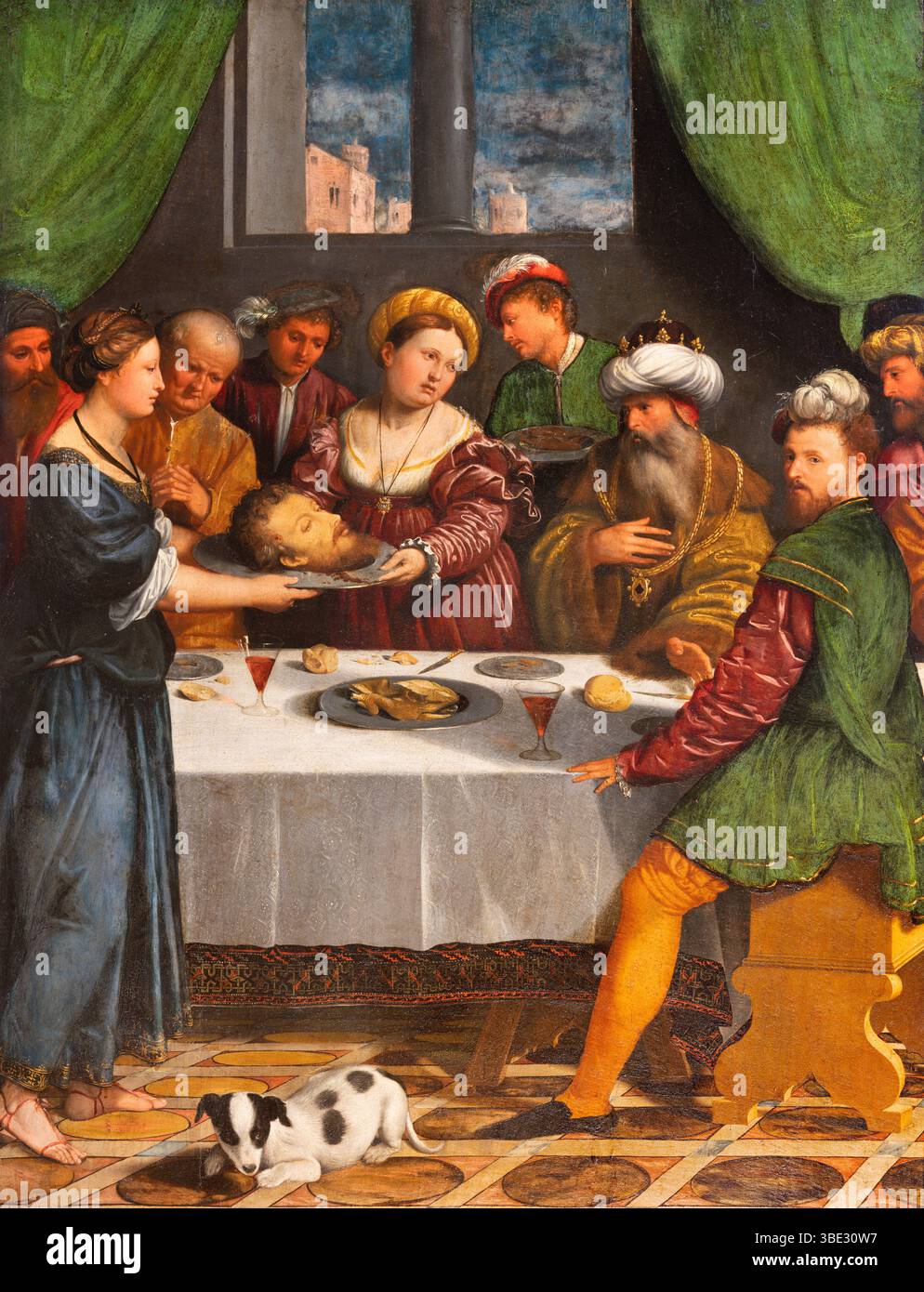 Lodi - The painting Salome presents scale with the head of John the ...