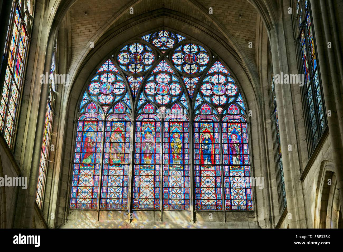 France, Aube, Troyes, Saint Urbain basilica built between the 13th and ...