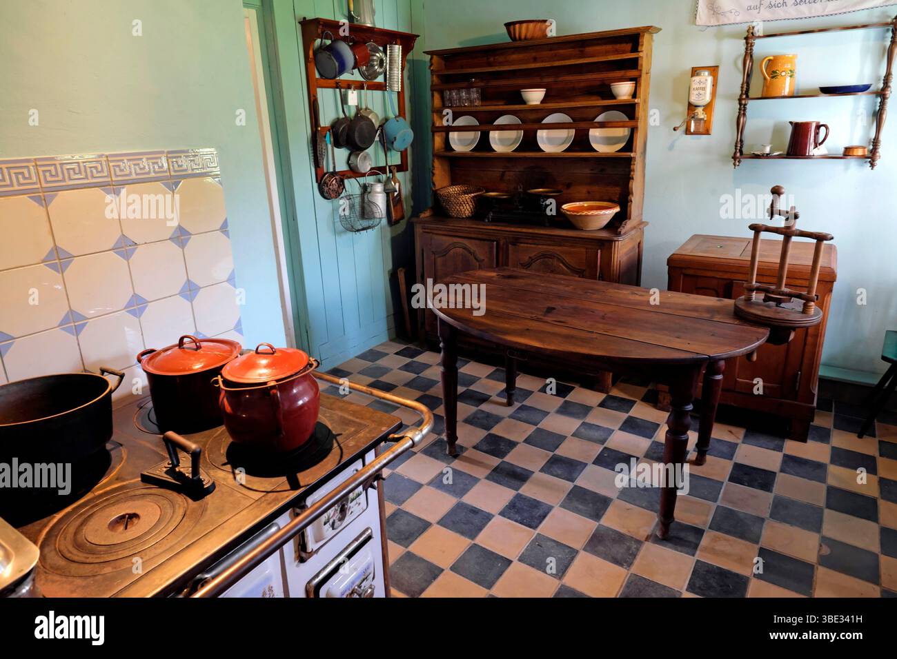 France, Haut Rhin, Ungersheim, Ecomusee d Alsace, house of Rixheim from ...