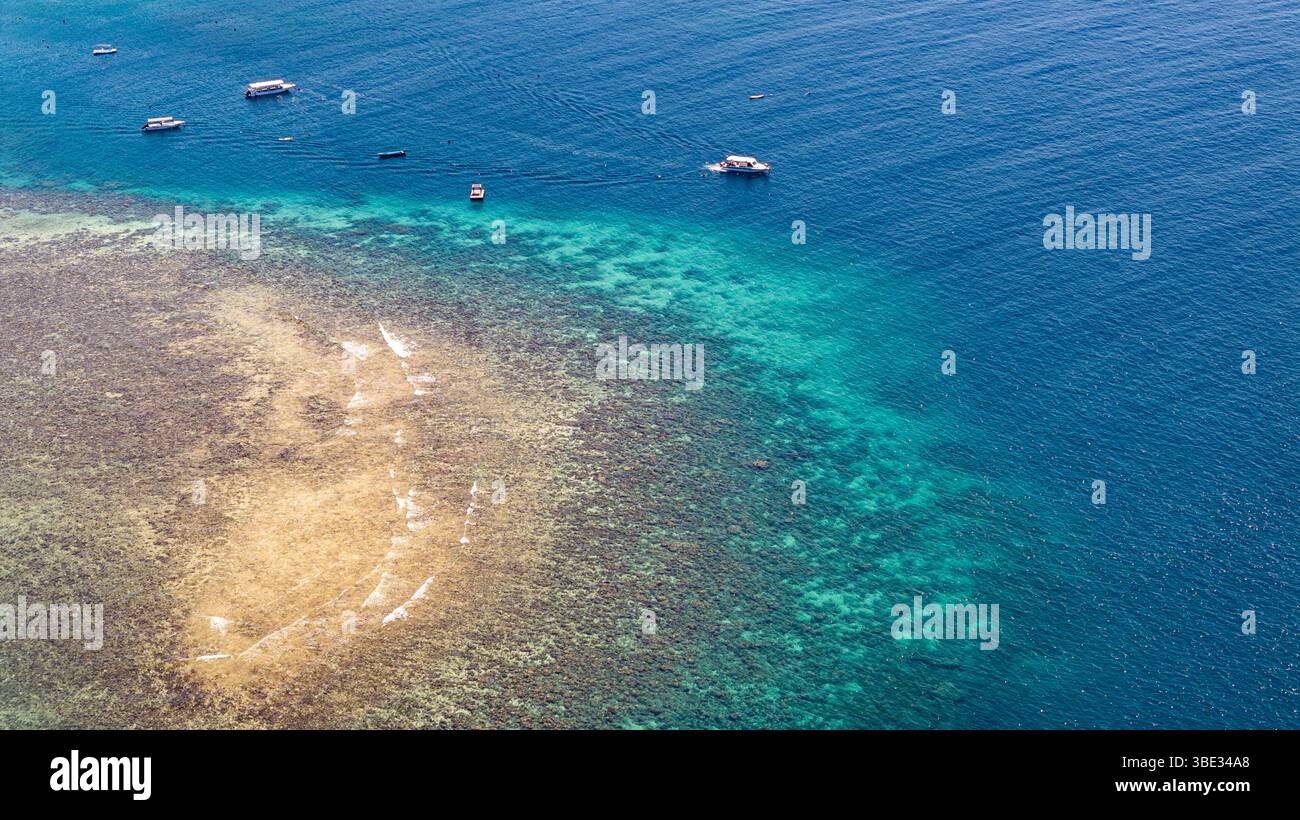 Indonesia, island of Bali, coral reef near the fishing village of ...