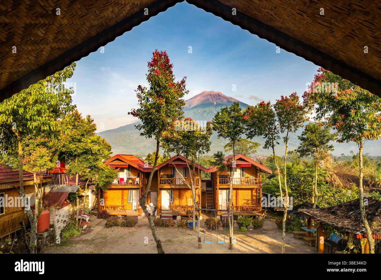 Indonesia, island of Sumatra, province of Jambi, the Kerinci View ...