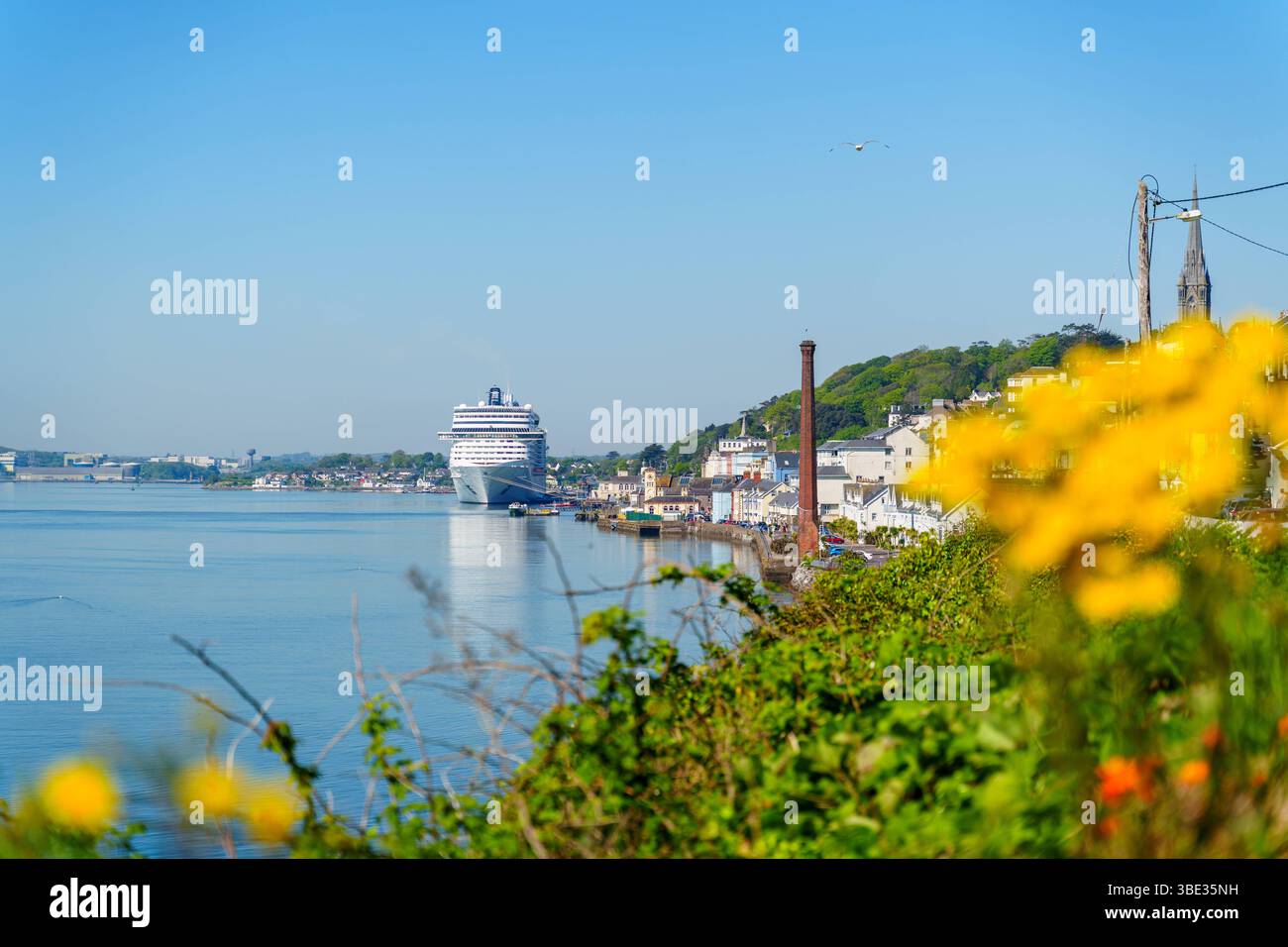 Cobh, County Cork, Ireland - 1 May 2025: The cruise ship MSC Preziosa ...