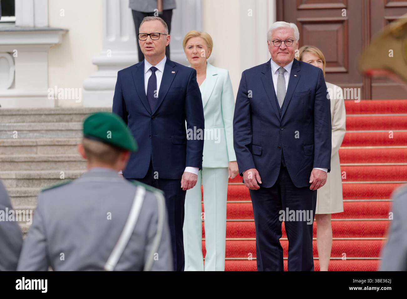 Steinmeier begrüßt Duda 2025-05-27 Deutschland, Berlin Bundespräsident ...
