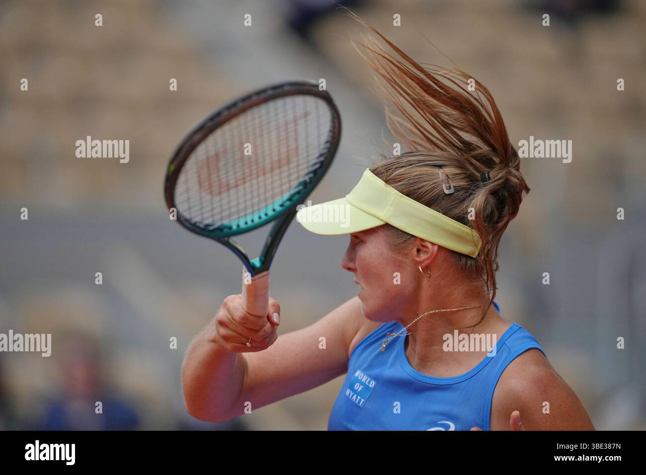 Australia's Olivia Gadecki returns the ball to Coco Gauff of the U.S ...