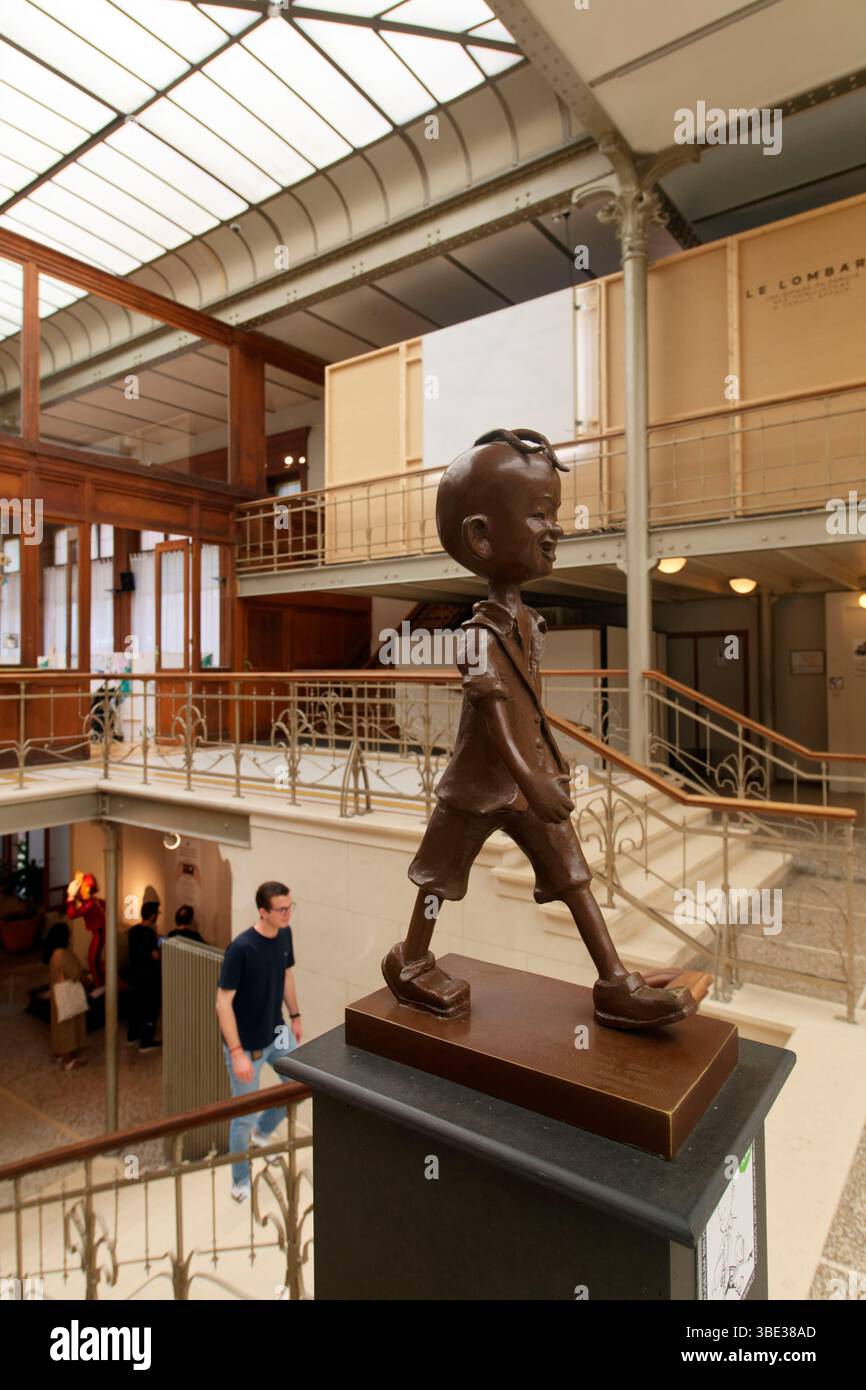 Belgium, Brussels, Belgian Comic Strip Center, or Comic Strip Museum ...