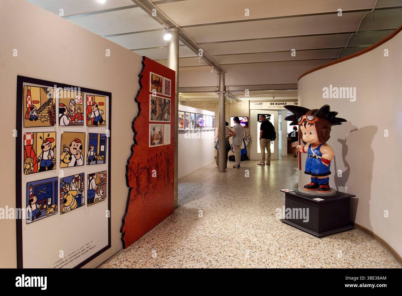 Belgium, Brussels, Belgian Comic Strip Center, or Comic Strip Museum ...