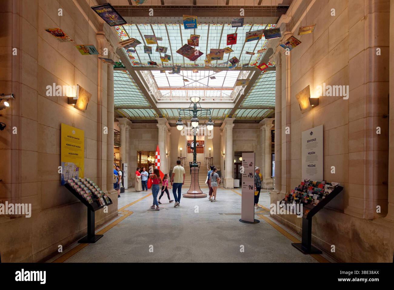 Belgium, Brussels, Belgian Comic Strip Center, or Comic Strip Museum ...