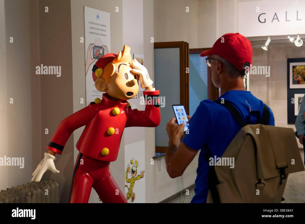 Belgium, Brussels, Belgian Comic Strip Center, or Comic Strip Museum ...