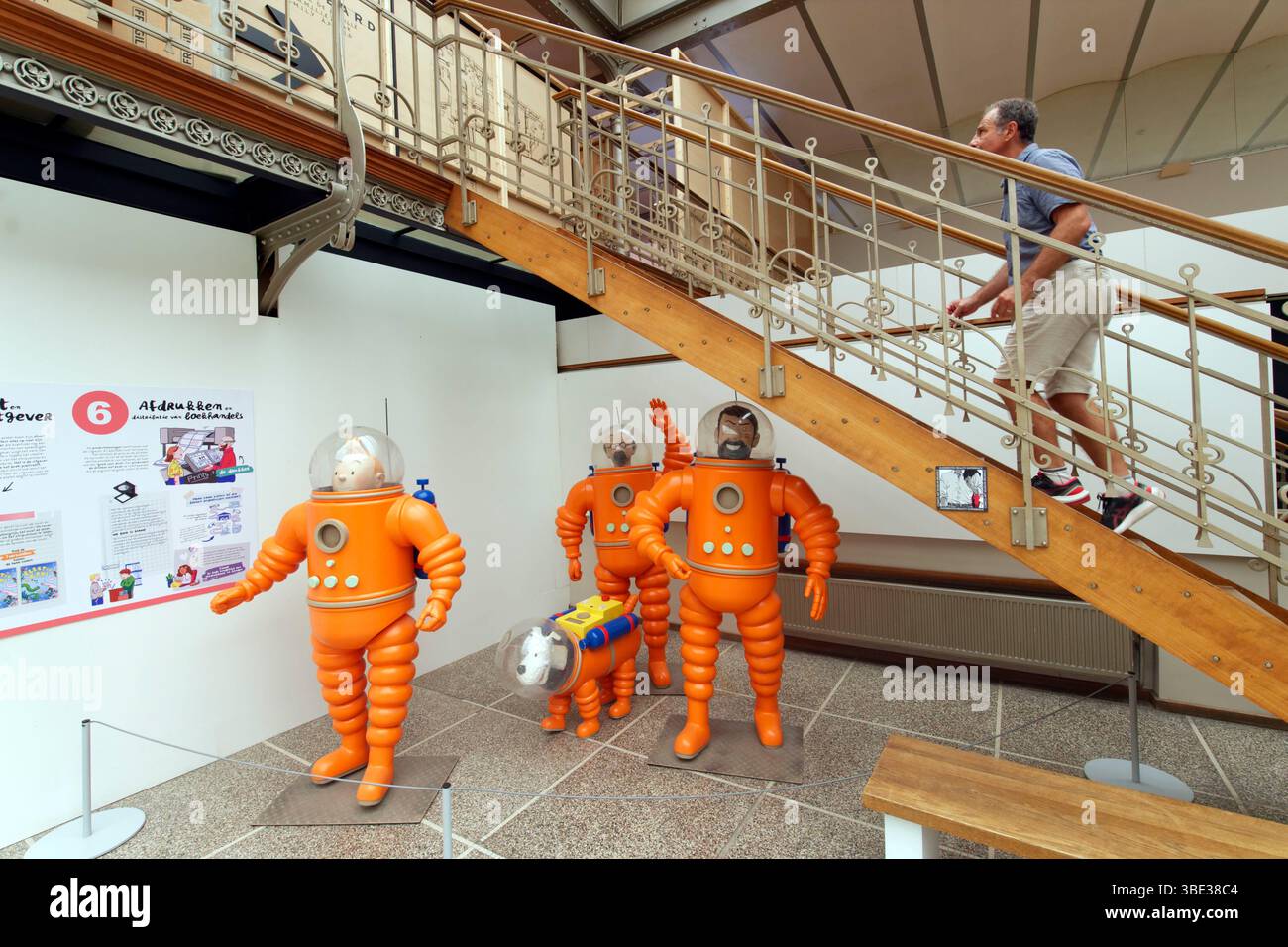 Belgium, Brussels, Belgian Comic Strip Center, or Comic Strip Museum ...