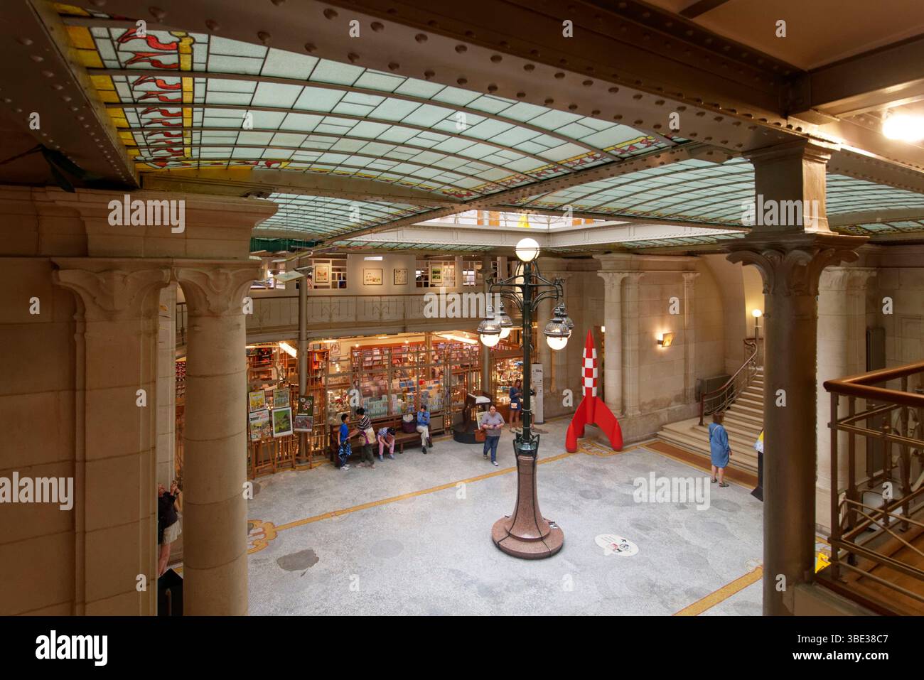 Belgium, Brussels, Belgian Comic Strip Center, or Comic Strip Museum ...