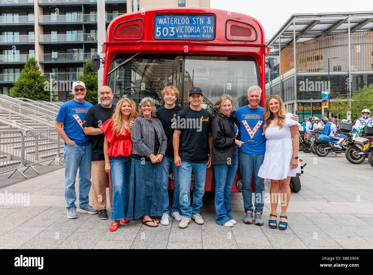 Evel Knievel 50th anniversary, Wembley Stadium, London, UK. 27th May ...