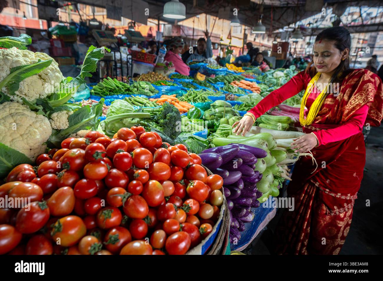 Nepal, Kathmandu, Kalimati market Stock Photo - Alamy