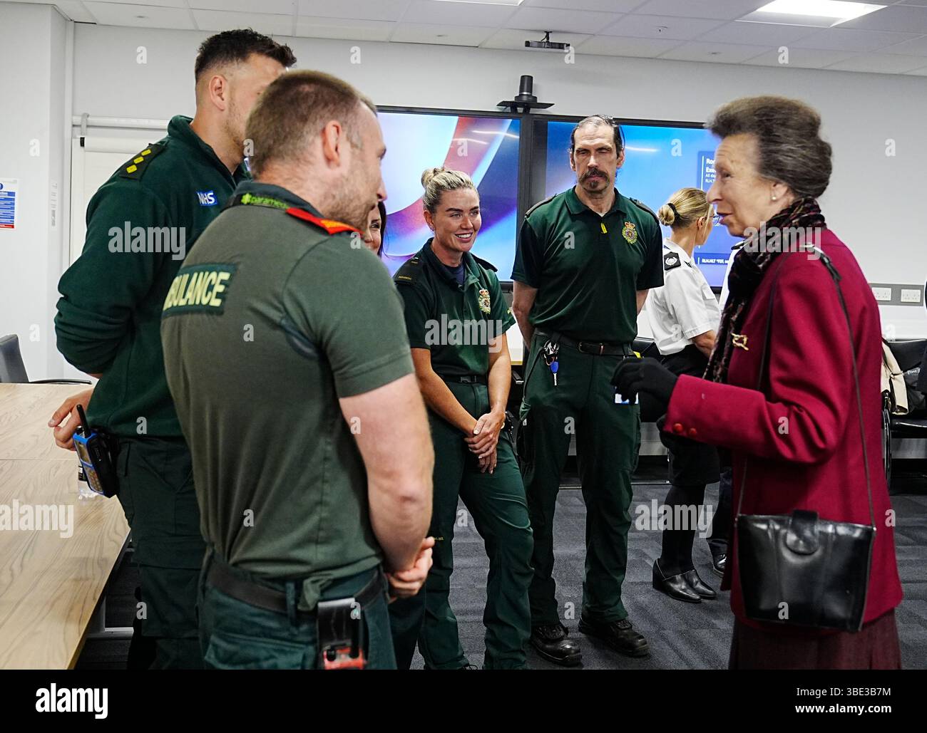 The Princess Royal meets with members of the North West Ambulance ...
