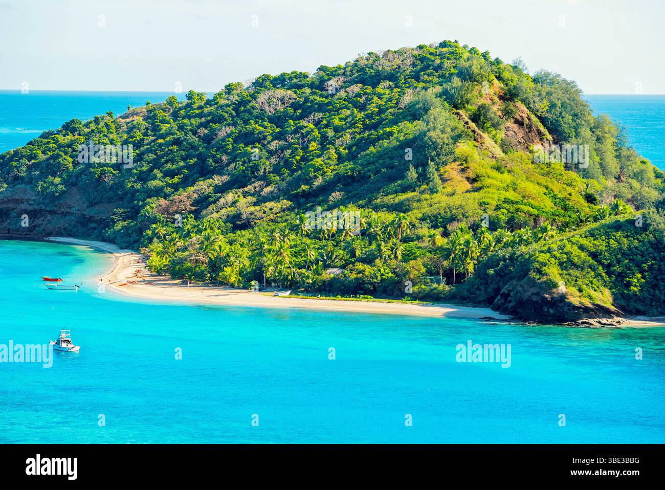 Fiji, Yasawa islands, view of Drawaqa Island, Yasawa island group, Fiji ...
