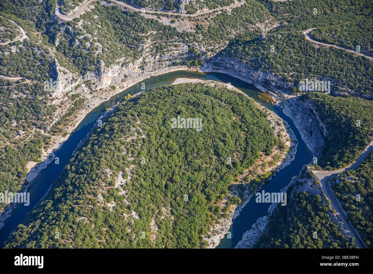 France, Ardeche, Ardeche River Canyon National Natural Reserve, Ardeche ...