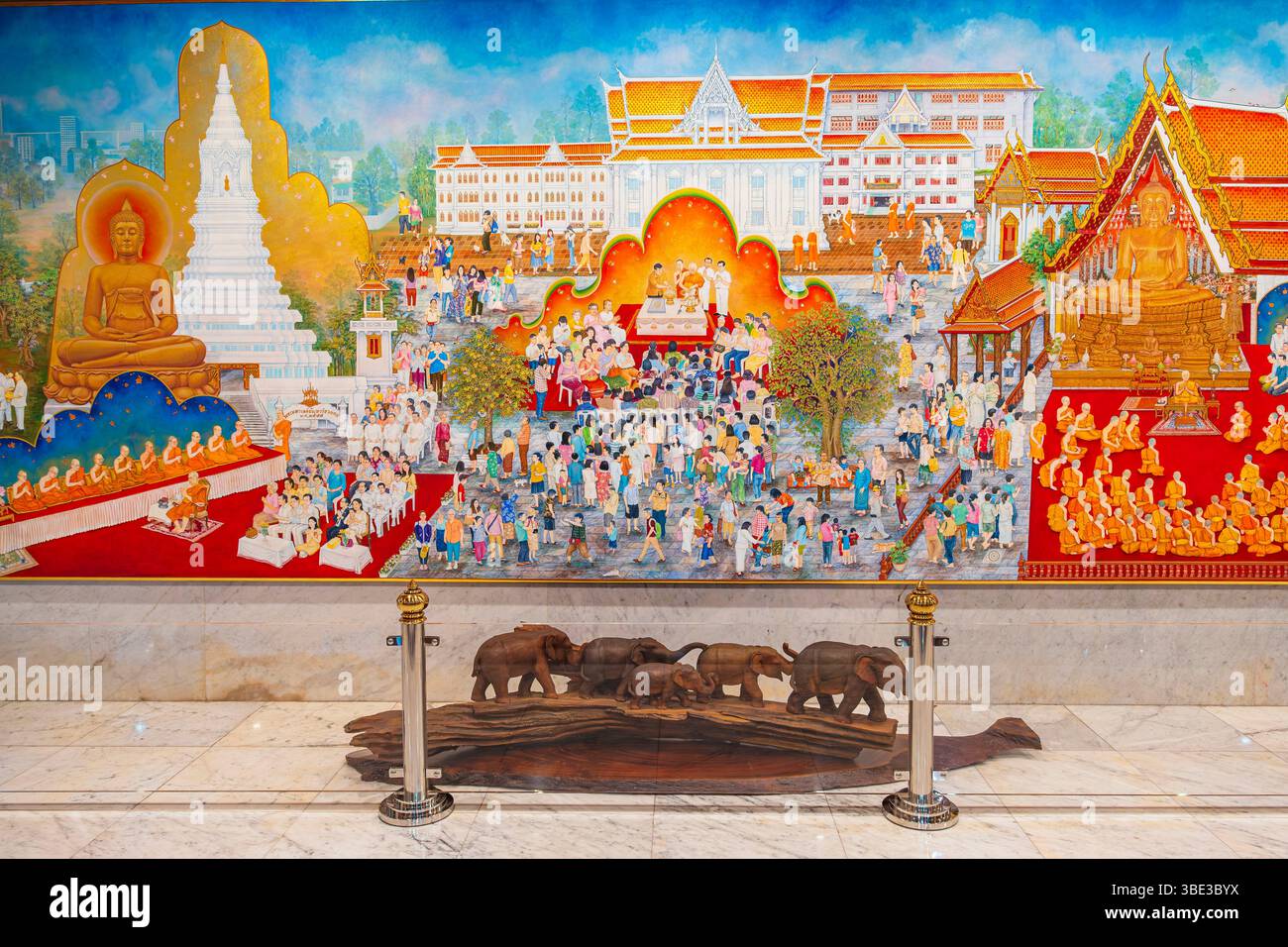 Thailand, Bangkok, Phasi Charoen district, Wat Paknam Phasi Charoen ...