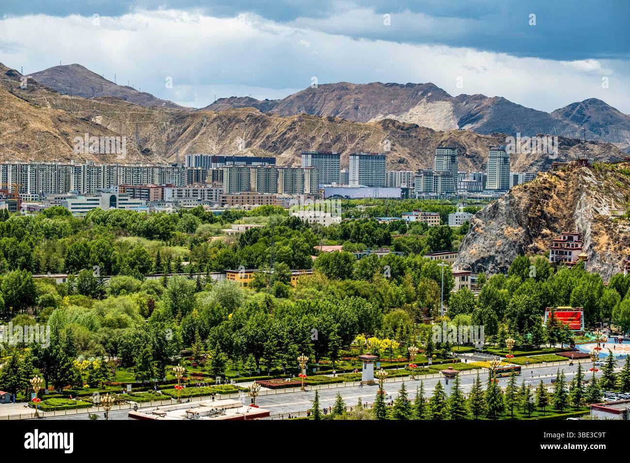 China, Tibet Autonomous Region, Lhasa, Potala palace, which has become ...