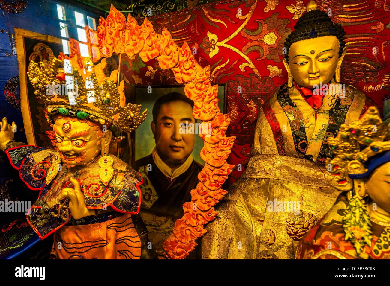 China, Tibet Autonomous Region, Lhasa, Drepung monastery, Nechung ...
